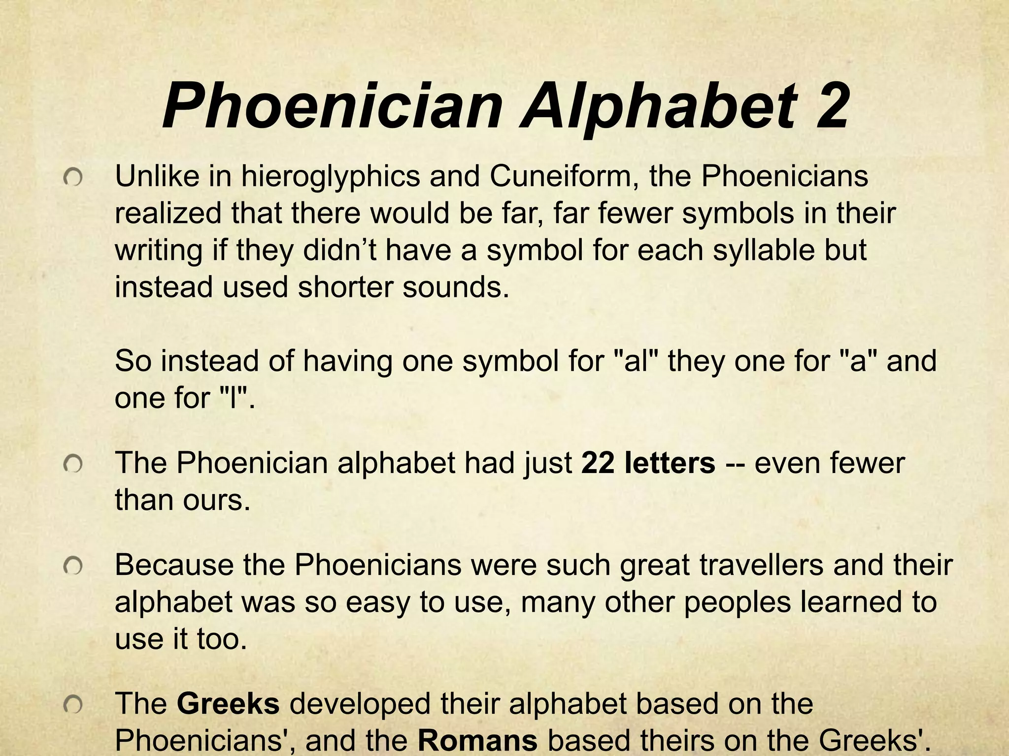 The history of writing | PPTX