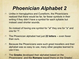 The history of writing | PPTX