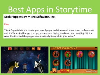 Using Apps in Storytime | PPT