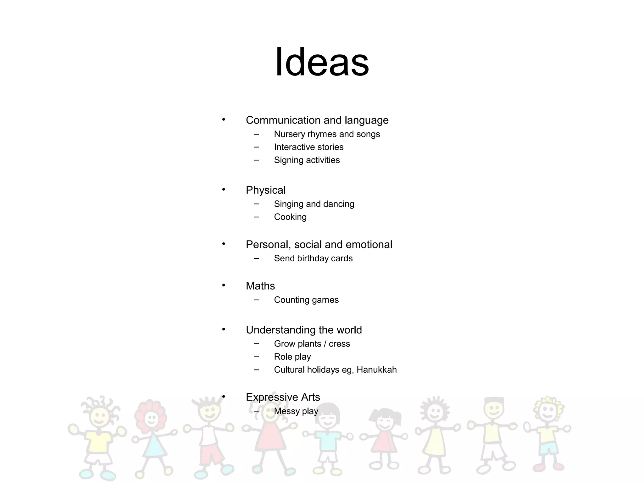 Early years foundation stage | PPT