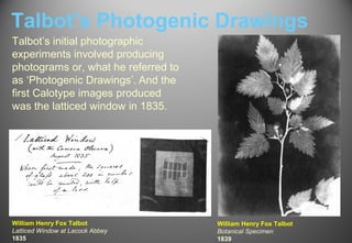 Early years of photography | PPT