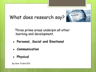 Early Years PSE Workshop - 12 January 2017 | PPT