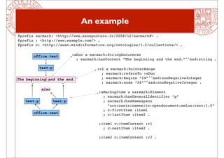 Handling Markup Overlaps Using OWL | PDF