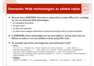 Handling Markup Overlaps Using OWL | PDF