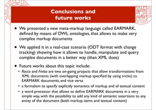 Handling Markup Overlaps Using OWL | PDF