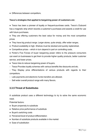 Tesco doc | PDF