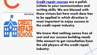 credit repair course | PPT