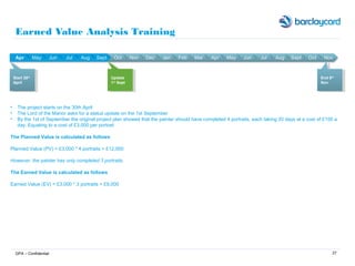 Earned value analysis training | PPT