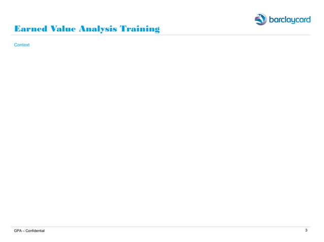 Earned value analysis training | PPT