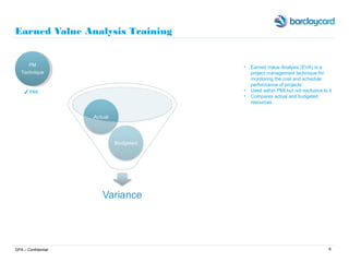 Earned value analysis training | PPT
