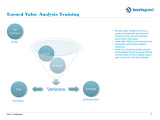 Earned value analysis training | PPT