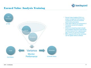 Earned value analysis training | PPT