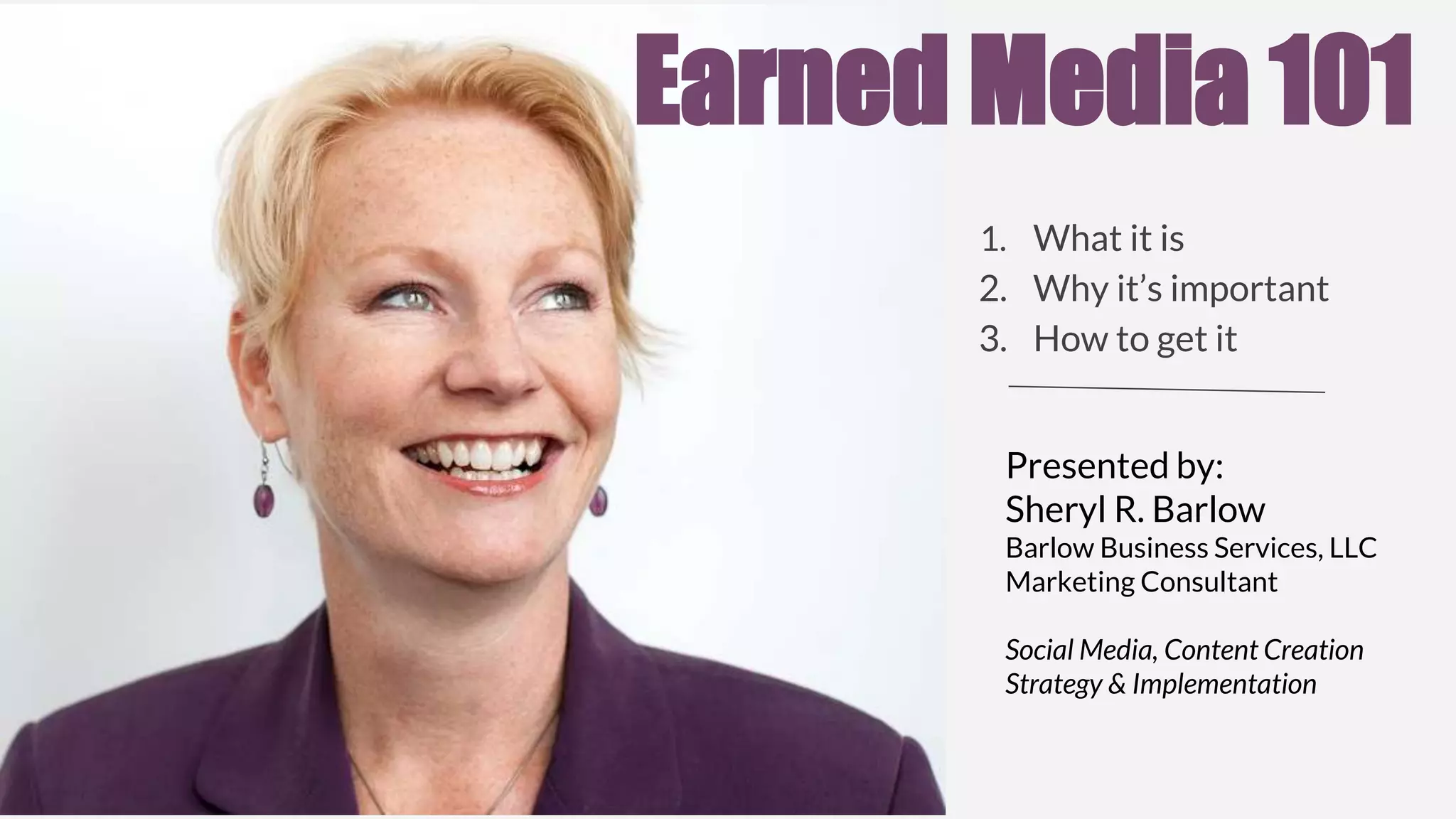 Earned Media 101 | PPTX