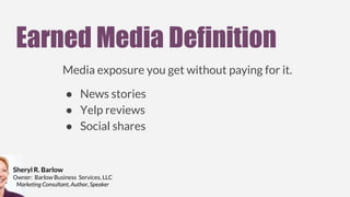 Earned Media 101 | PPTX