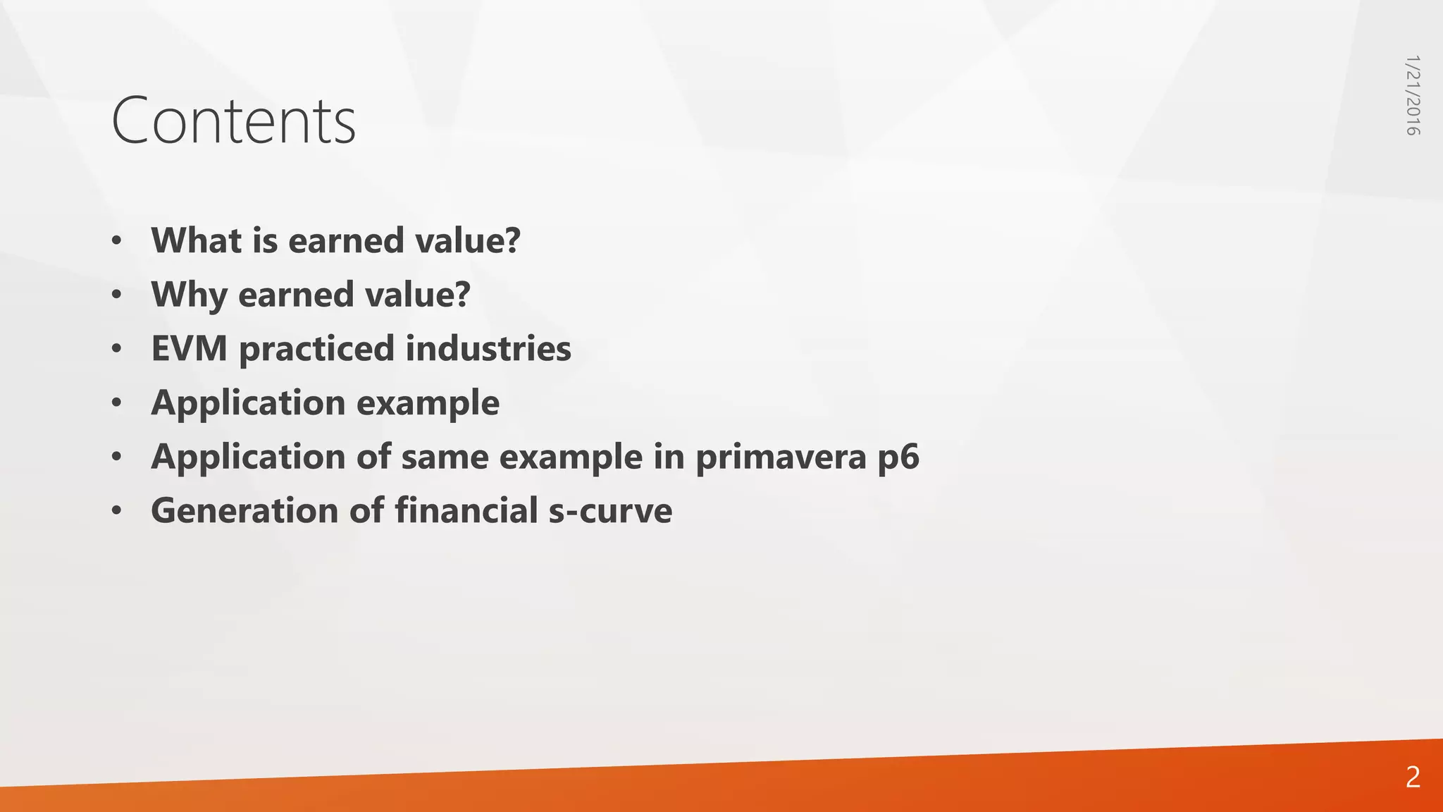 Earned value analysis | PPTX