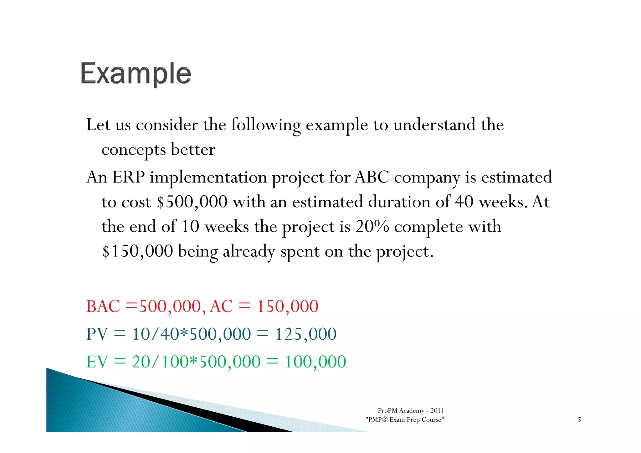 Earned value analysis - presentation | PDF