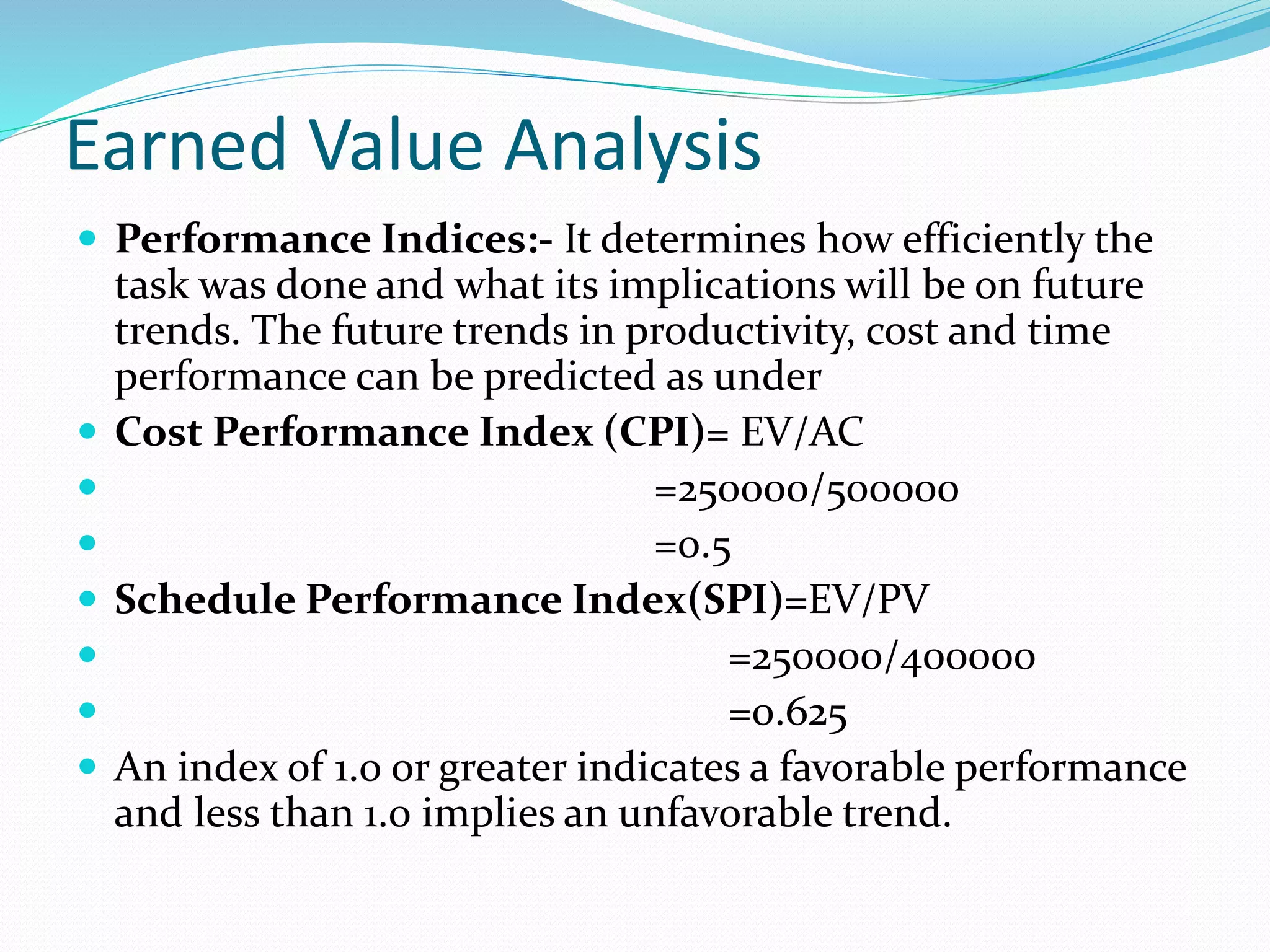 Earned value analysis (1) | PPTX
