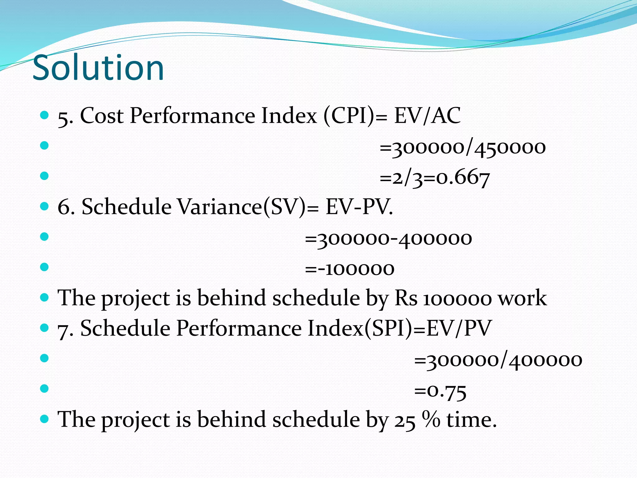 Earned value analysis (1) | PPTX