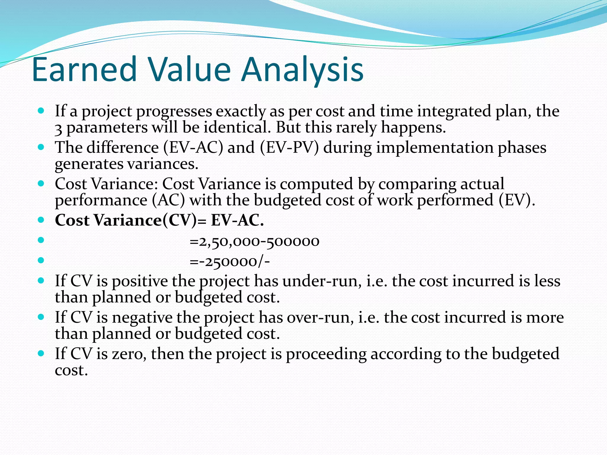 Earned value analysis (1) | PPT