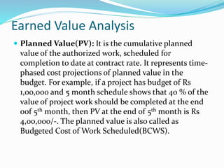 Earned value analysis (1) | PPTX