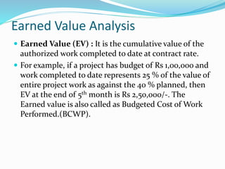 Earned value analysis (1) | PPT