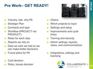 Earned value and P6 - Oracle Primavera P6 Collaborate 14 | PDF