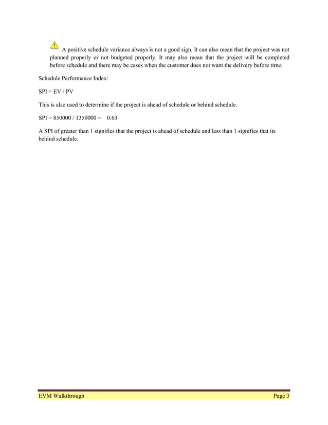 Earned value management | PDF