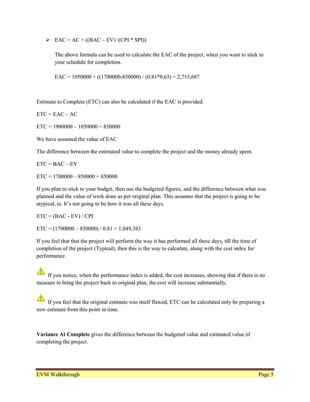 Earned value management | PDF