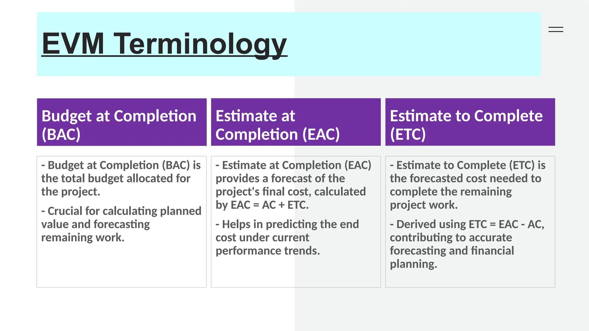 Earned Value Management for project managers | PPTX