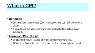 Earned Value Management for project managers | PPT
