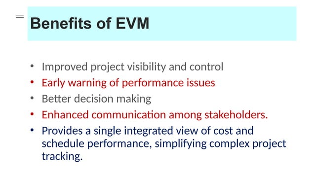 Earned Value Management for project managers | PPT