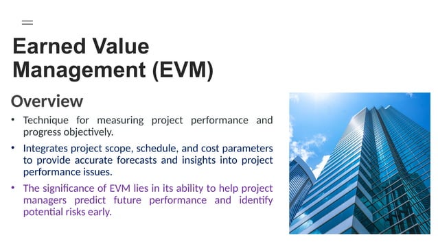 Earned Value Management for project managers | PPT
