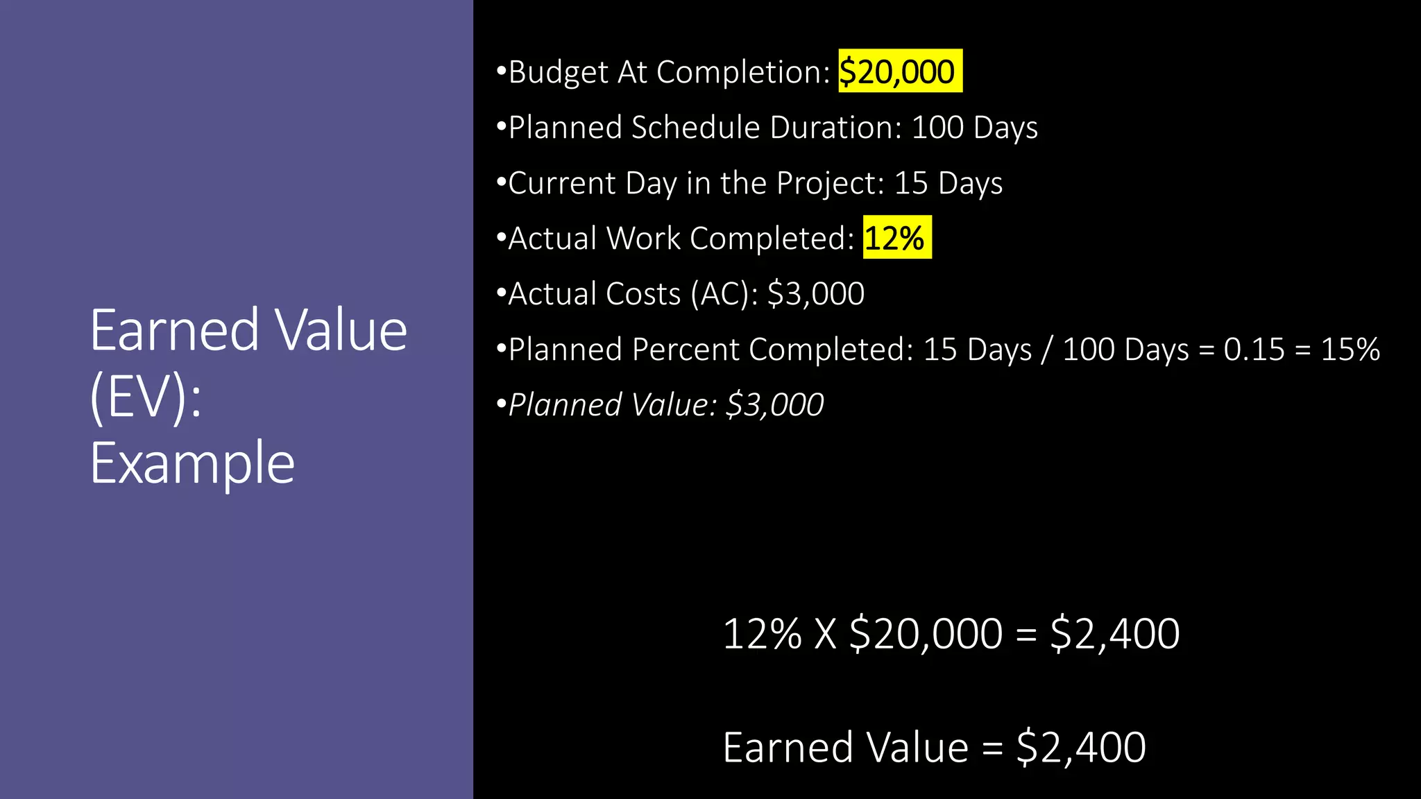 Earned Value Management Evm Pptx