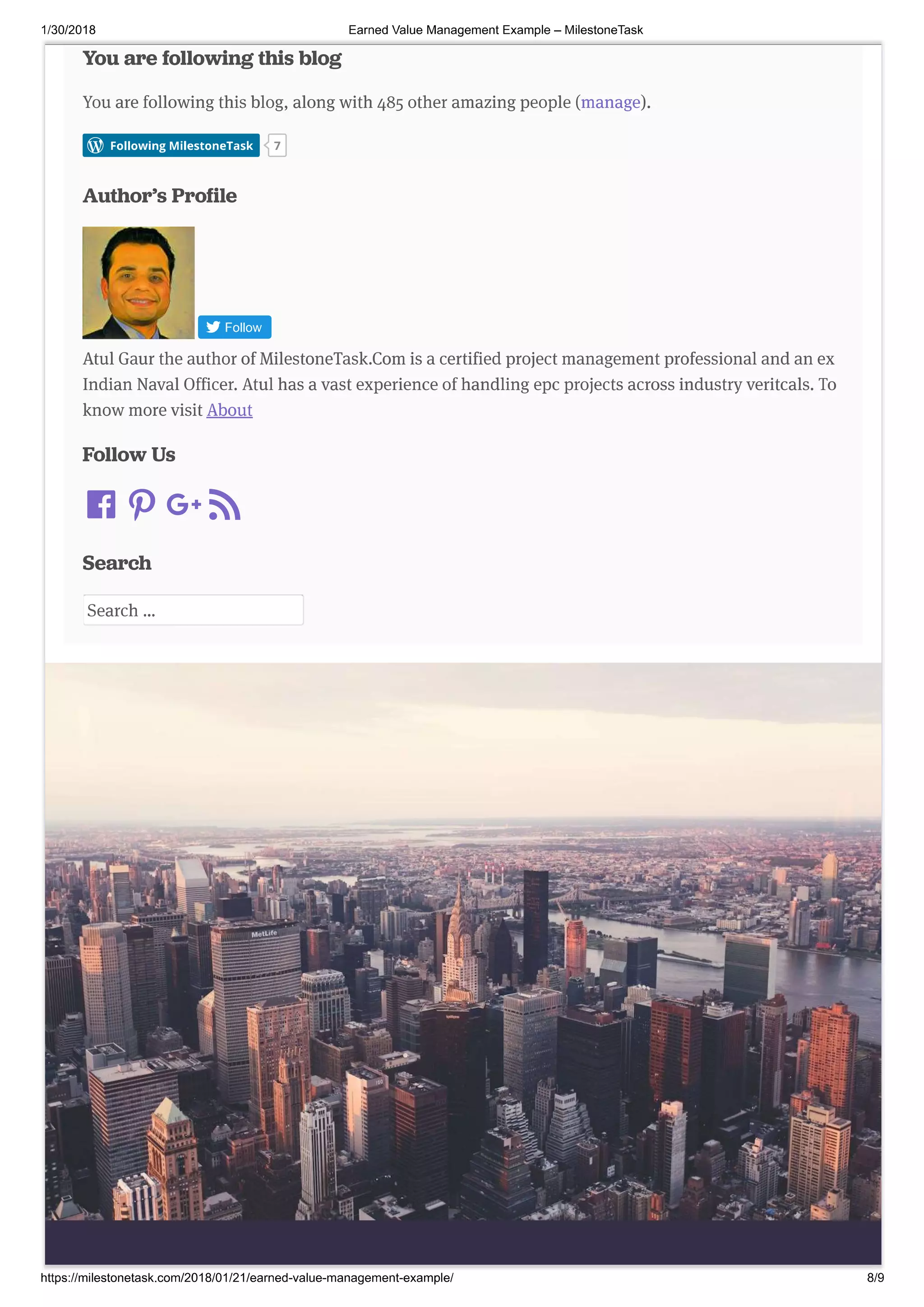 Earned Value Management Example Article by Atul Gaur PMP | PDF