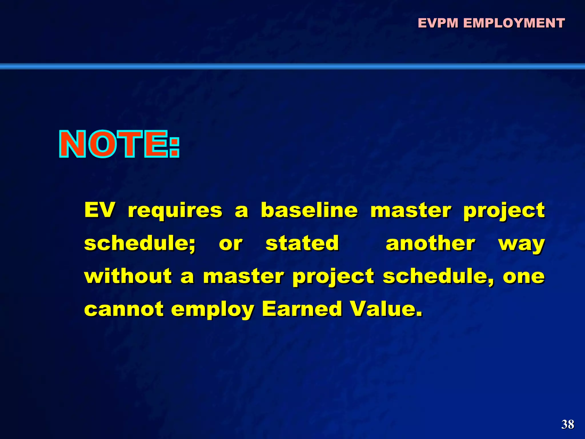 Earned value Project Management (evpm) | PPT