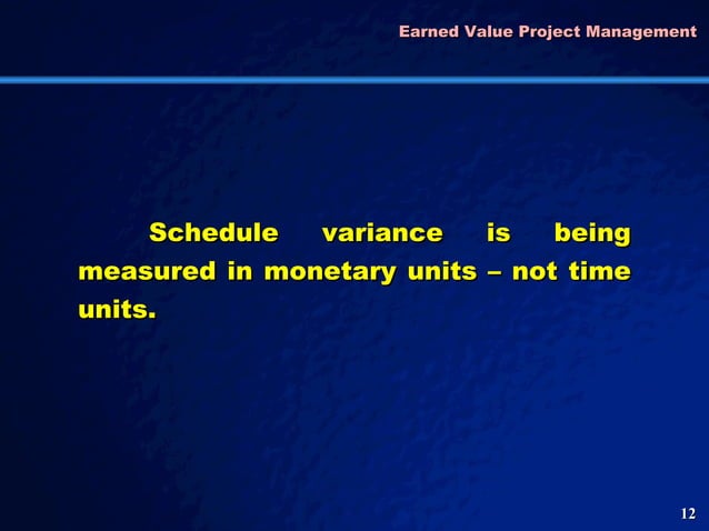 Earned value Project Management (evpm) | PPT