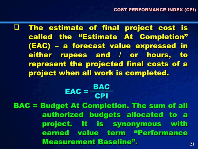 Earned value Project Management (evpm) | PPT