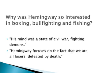Ernest Hemingway | PPT