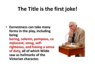 The Importance of Being Earnest Intro. | PPTX