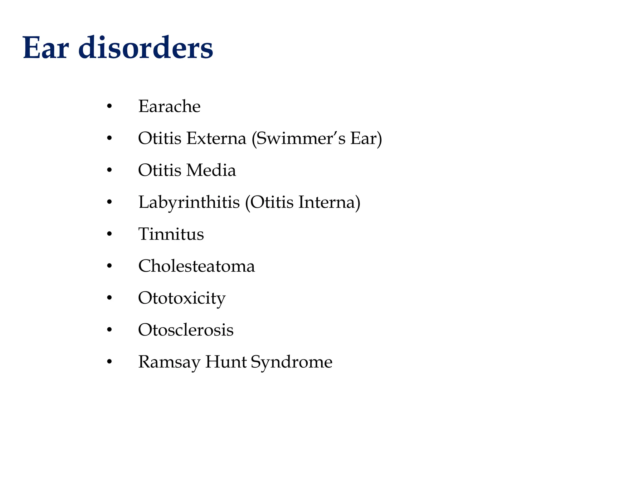 Ear and its disorders in anatomy and physiology | PPTX