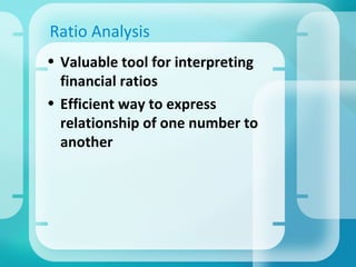 Earning capacity ratios | PPT