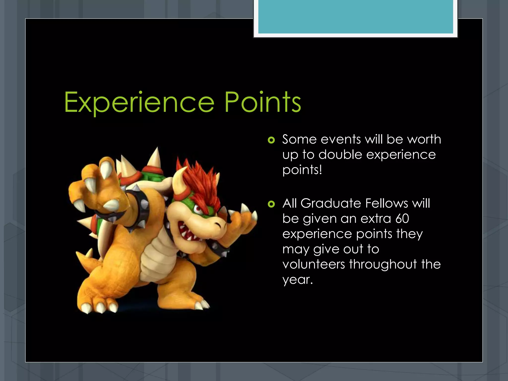 Orange and Blue Brigade - Earning EXP! | PPTX