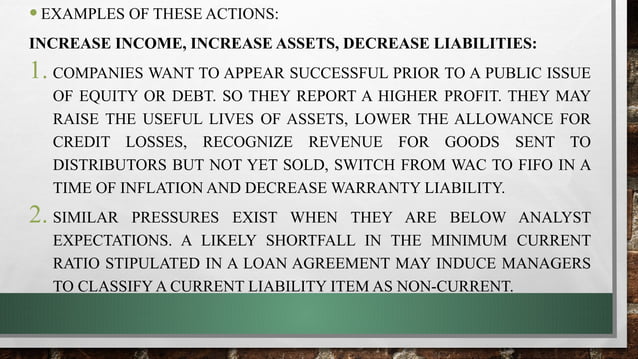 Earning Management- FINANCIAL DISTRESS- FINANCIAL ACCOUNTING AND ...