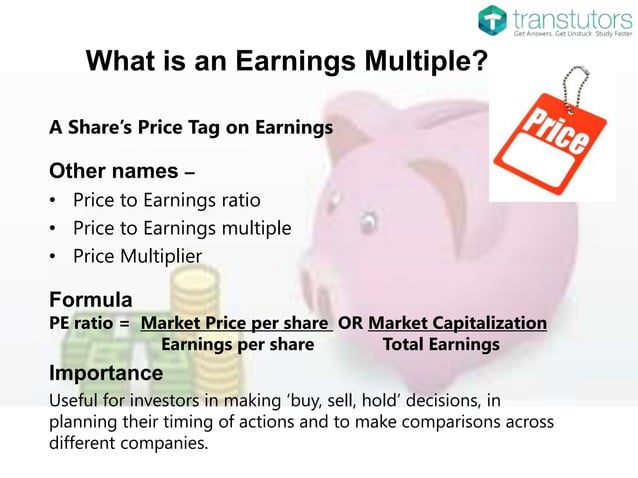 Earnings Multiplier Model | Finance | PPTX