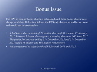 IAS 33-Earnings per share | PPTX