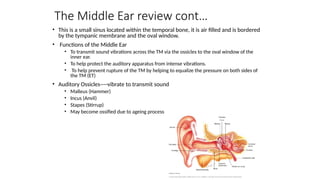 SUMMARY OF EAR, NOSE AND THROAT DISORDERS INCLUDING DEFINITION, CAUSES ...