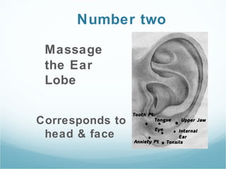 Ear reflexology self-massage | PPT