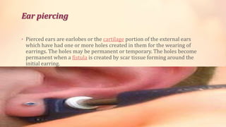 Earrings; the most important jewellery item for girls | PPTX | Ear ...