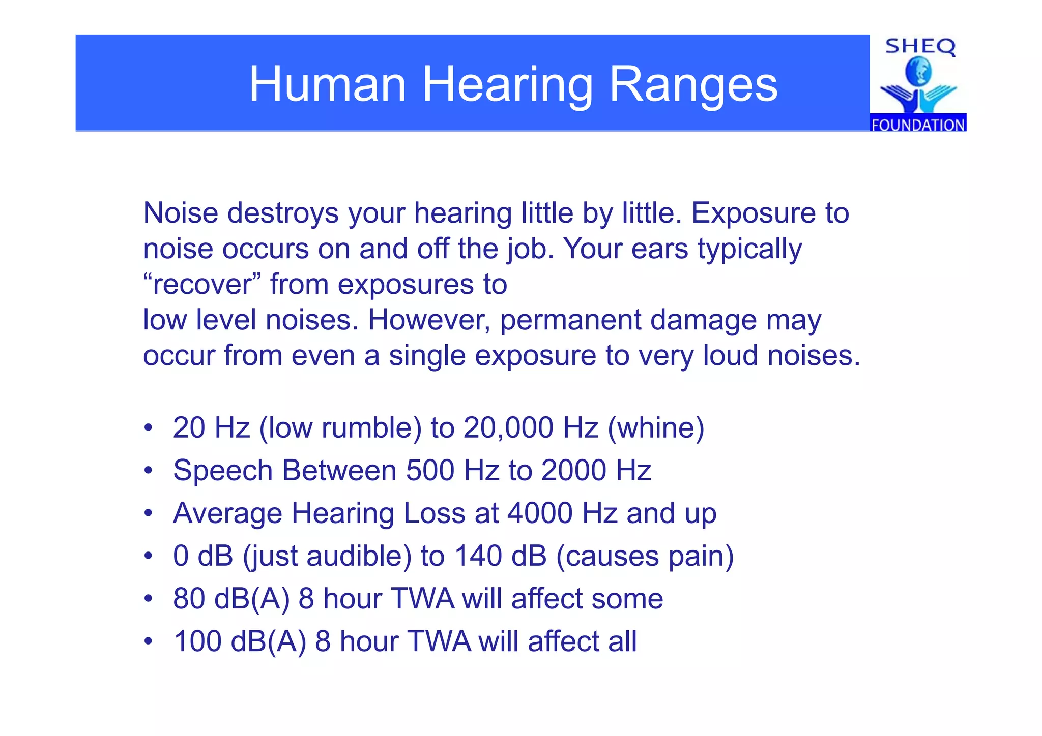 Ear safety | PDF