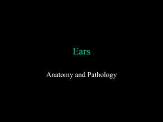 Ears, anatomy and otoscopic pathology, pictures and diagrams.ppt